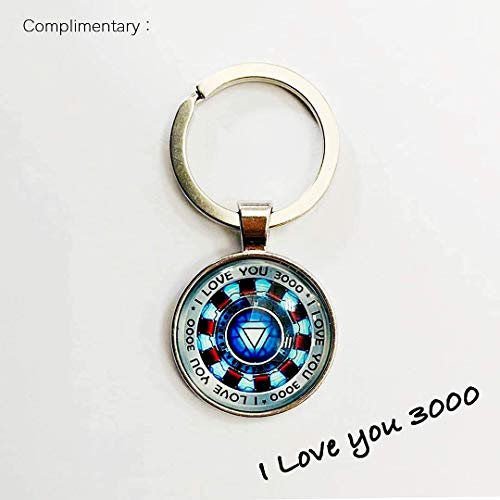 Lonyiabbi 1:1 Arc Reactor MK1 Model LED Light Vibration Sensing Control USB Interface Finished Product Display Box Toys Gift (MK1)