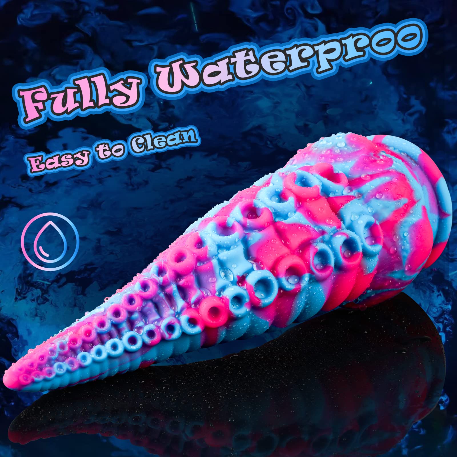 Monster Dildo Tentacle Adult Toy: Big Thick Dildos with Suction Cup for Women, Huge Fantasy Dildo with Octopus-Shape, 8.7β Silicone Giant Dildo