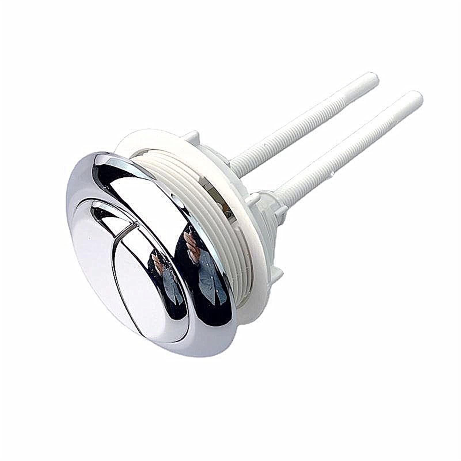EEASSA Toilet Flush Valves Bathroom Toilet Press Flush Switch Button Closestool Round Big Dual Push Button Toilet Press Flush Switch Button,JO21013 Toilet Tank Button