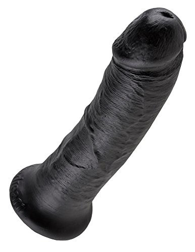 Pipedream King Cock Dildo, Black, 8 Inch