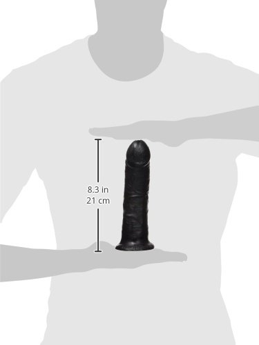 Pipedream King Cock Dildo, Black, 8 Inch