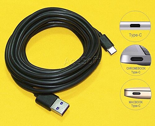 USB 3.1 Male to USB 3.0 Type-A Data Charging Cable Connector 9ft Compatible with U.S. Cellular ZTE ZPAD K90U Tablet -