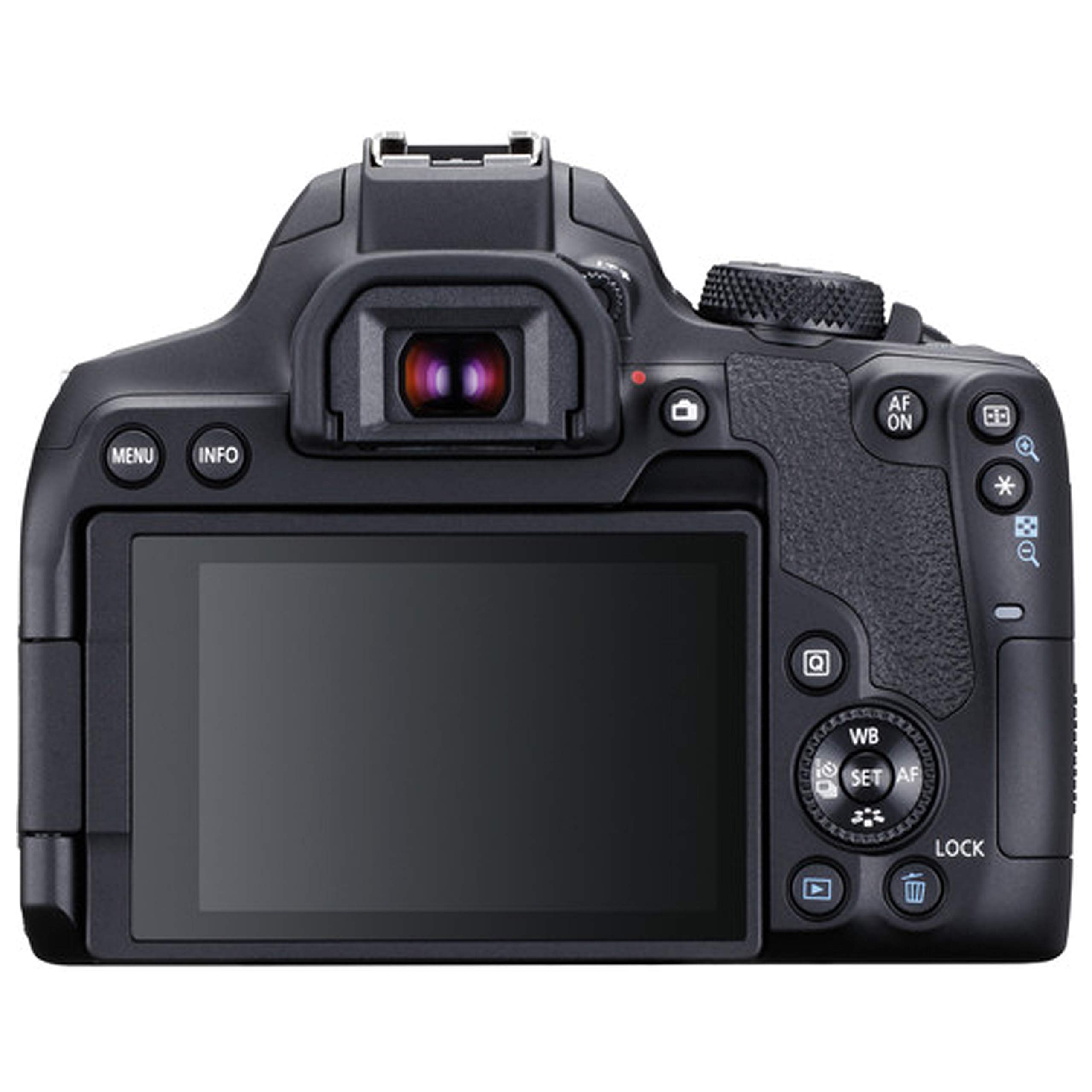 Canon EOS Rebel T8I DSLR Camera w/EF-S 18-55mm F/4-5.6 STM Zoom Lens + 75-300mm F/4-5.6 III Lens + 64GB Memory, Case, Tripod, Flash, Remote, and More (34pc Bundle) (Renewed)