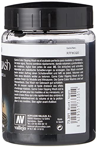 Vallejo Black Wash 200ml Paint