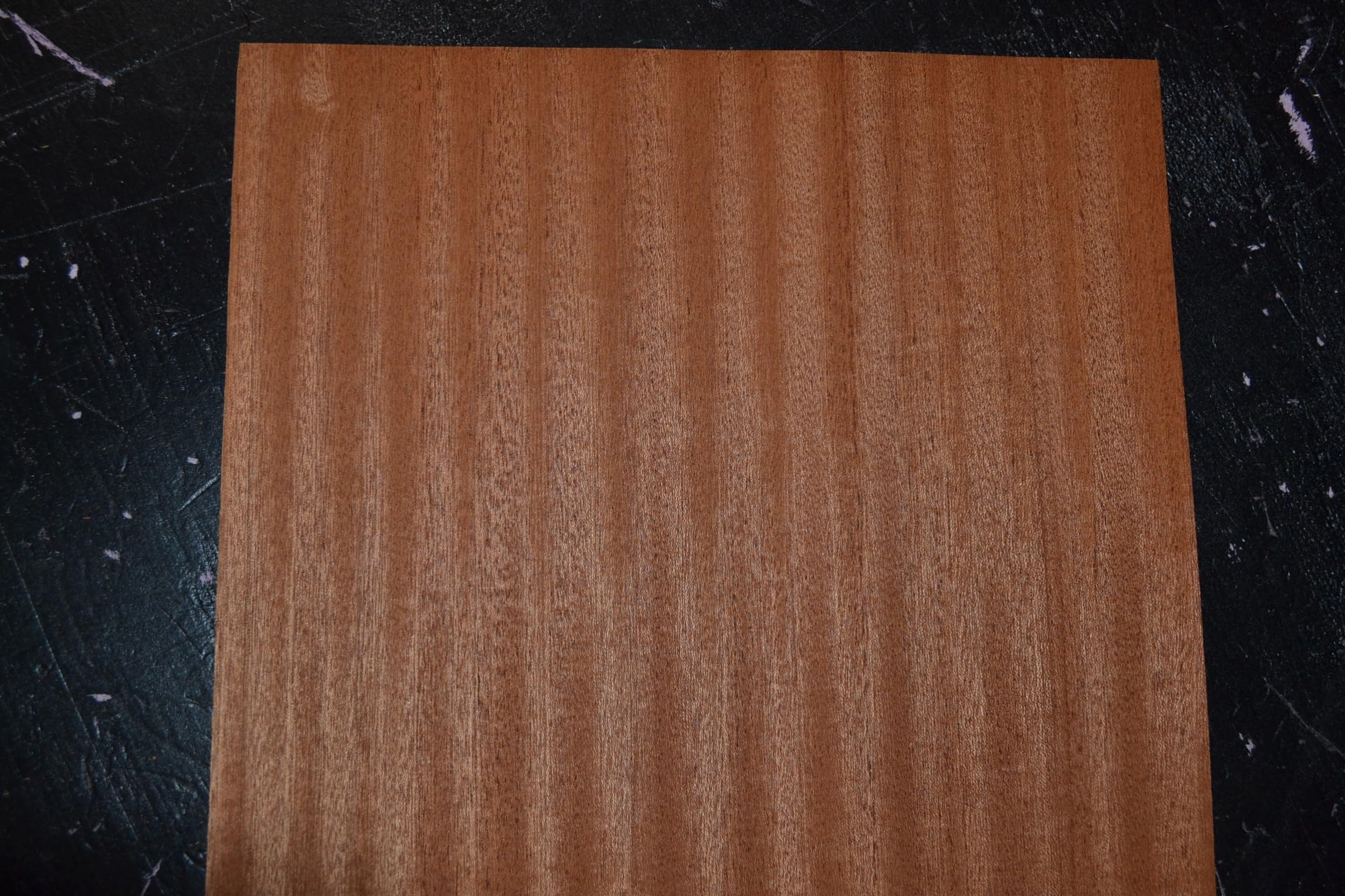 Sapele Raw Wood Veneer Sheet 11.5 x 46 inches 1/42nd