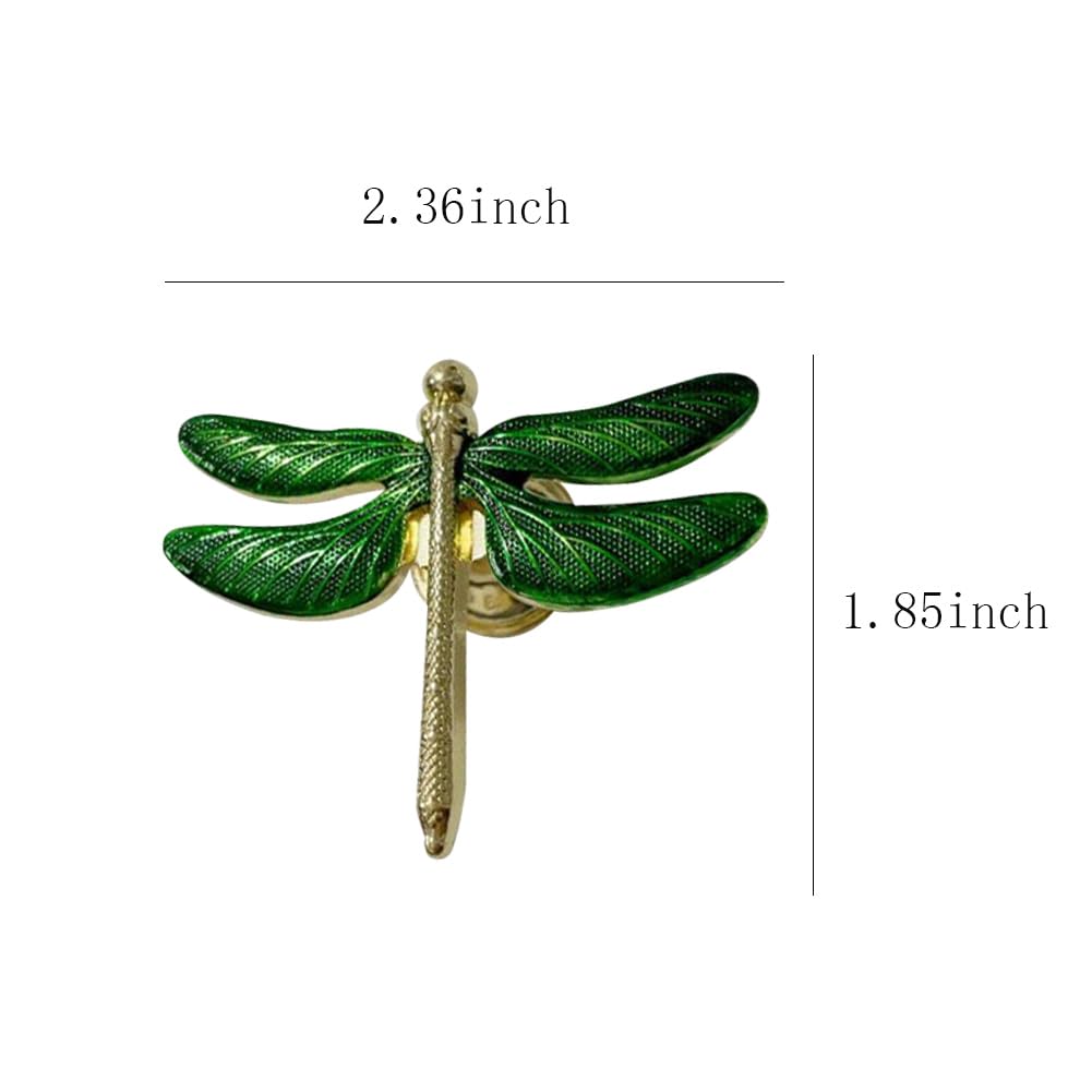 LB-LAIBA 4 Pcs Dragonfly Coat Hook, Decorative Dragonfly Hooks, Wall Mounted Hanger Hooks for Clothes, Hat, Bags, Key, Bathroom, Home, Kitchen Hanging