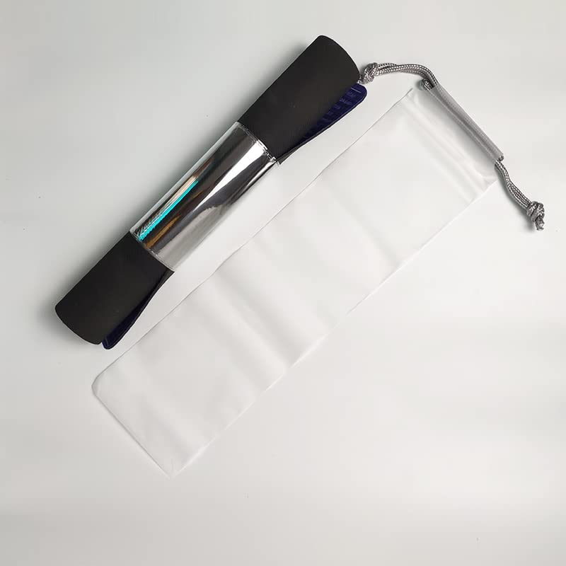 ZIRONGKUI Waterproof Playmat Storage Bag CCG Playmat Bag Mouse Pad Storage Box Compact Storage and Easy to Carry - White
