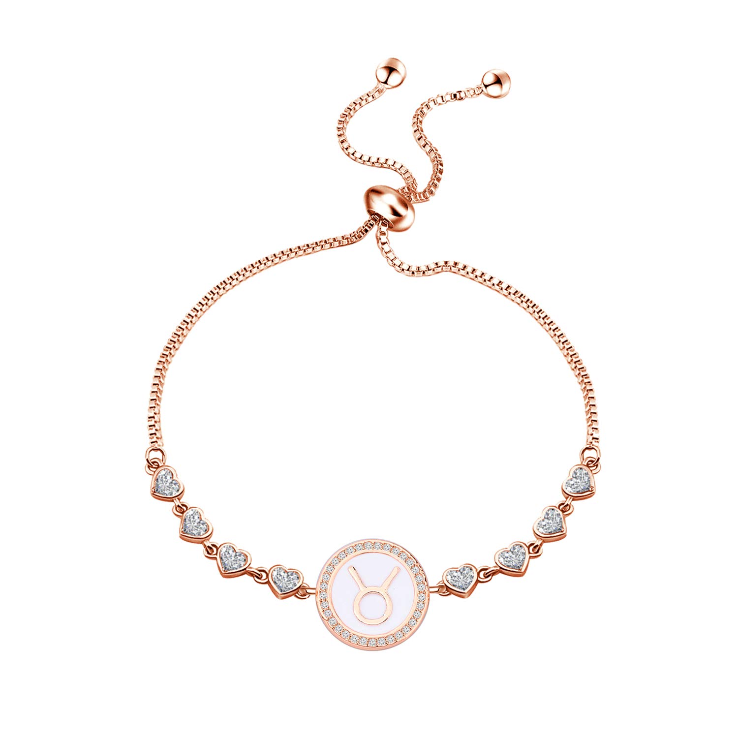 TGBJE Zodiac Constellation Bracelet Zodiac Sign Gift Horoscope Gift Birthday Gifts for Women (Taurus Bracelet)