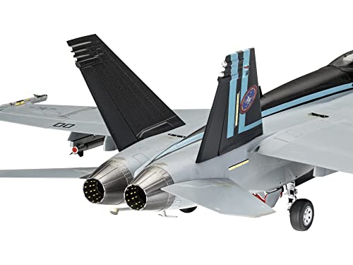 Revell 85-5871 Top Gun Maverick's F/A-18E Super Hornet Fighter Jet Kit 1:48 Scale 161-Piece Skill Level 5 Plastic Model Airplane Building Kit , Gray