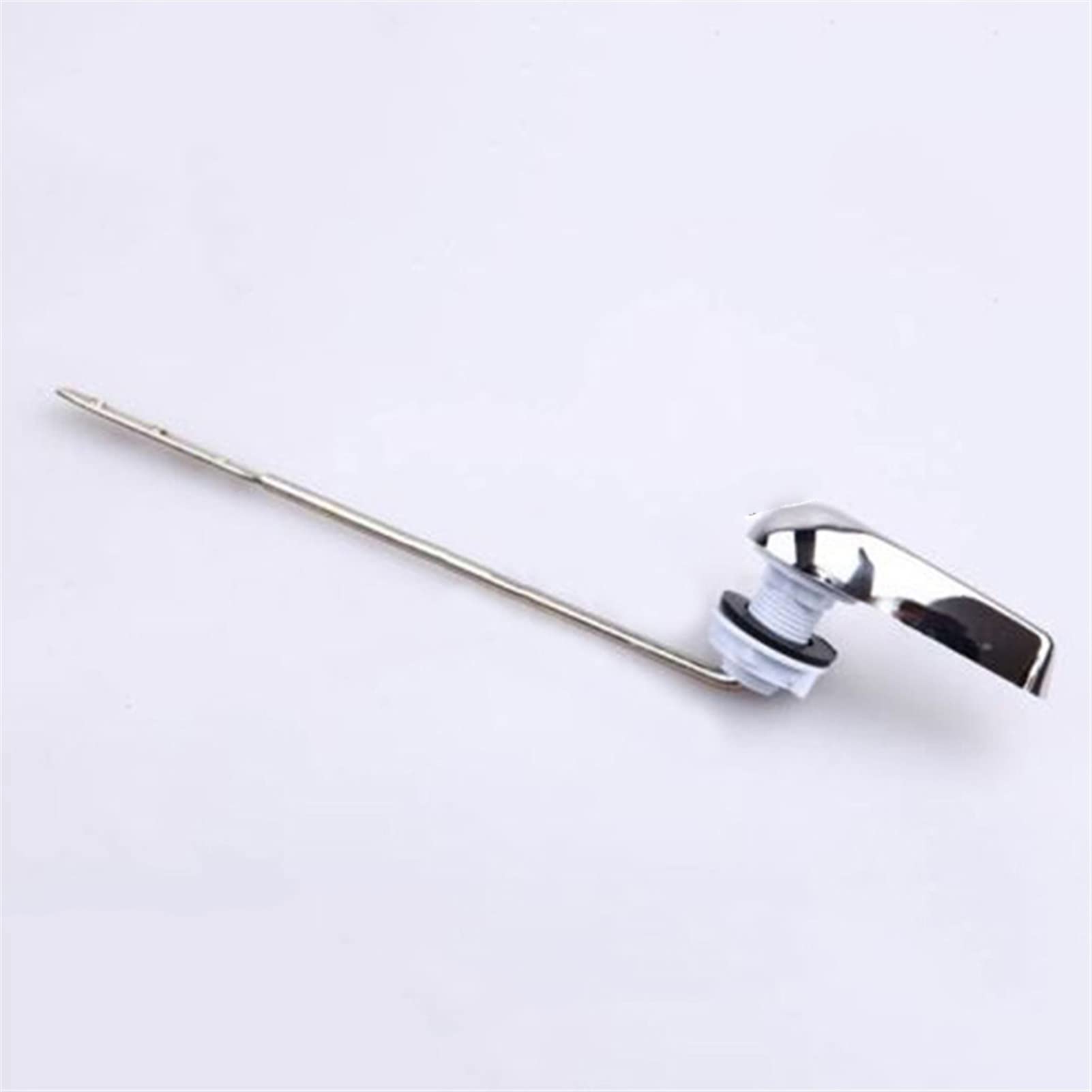 EGGPOD Toilet Push Button 1*Toilet Handle Toilet Switch Universal Toilet Tank Flush Lever Chrome Finish Toilet Handle Fits Replacement for Most Toilets