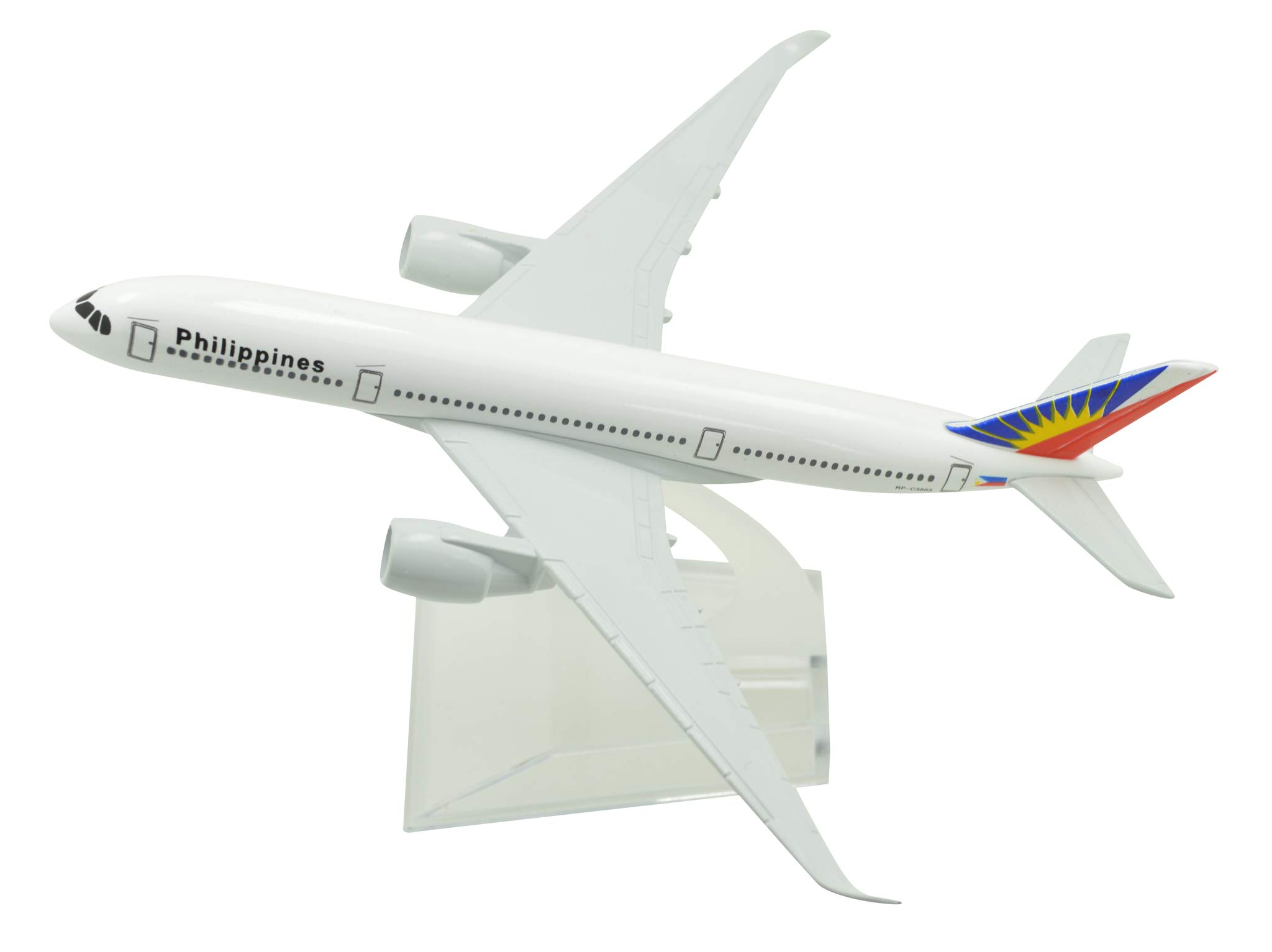 TANG DYNASTY(TM) 1:400 16cm Airbus A350 Philippine Airlines Metal Airplane Model Plane Toy Plane Model