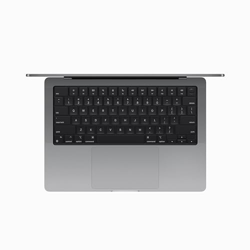 Apple 2023 MacBook Pro Laptop M3 chip with 8‑core CPU, 10‑core GPU: Built for Apple Intelligence, 14.2-inch Liquid Retina XDR Display, 8GB Unified Memory, 1TB SSD Storage; Space Gray