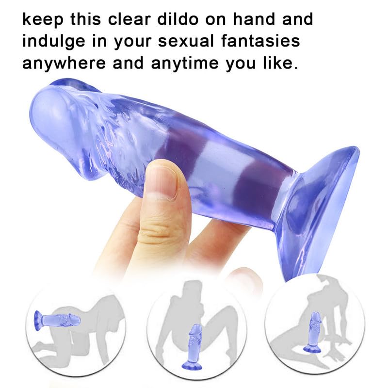 Novelty 4.3 inches Premium Realistic Classic Dick Wand with Strong Suction Cups Used for Women and Couple-QF64