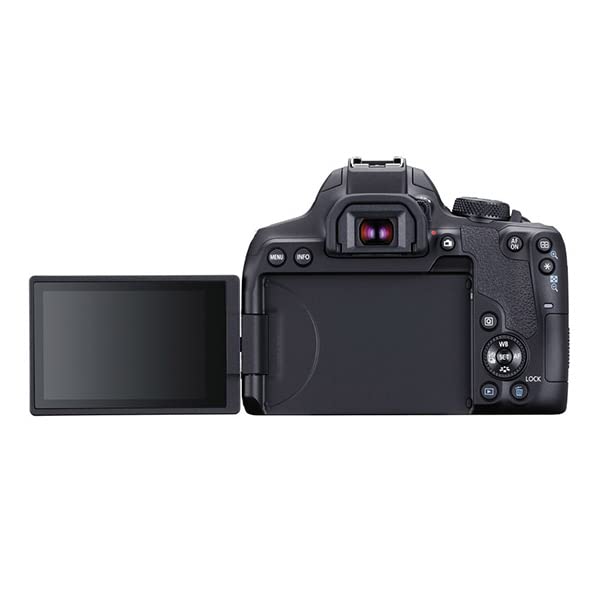 Canon EOS Rebel T8i DSLR Camera with 18-55mm Lens (3924C002) + 64GB Card + Case + Corel Software + LPE17 Battery + External Charger + Card Reader + HDMI Cable + More (Renewed)