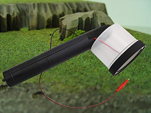 Static Grass Flocking Applicator,Mini Electrostatic Flocking Machine,Portable ABS Flocking Machine for DIY Scenic Mini Terrain Builds Modelling Sand Table Train Wargames Model Railroad Diorama Scale