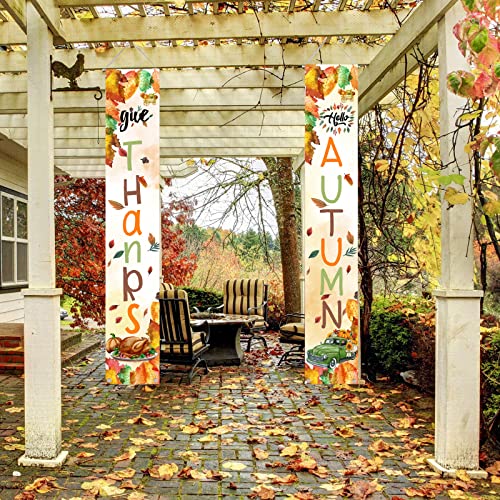 Thanksgiving Decorations for Home - Thanksgiving Banner, Fall Decor for Home, Thanksgiving Party Decorations, Thanksgiving Decor