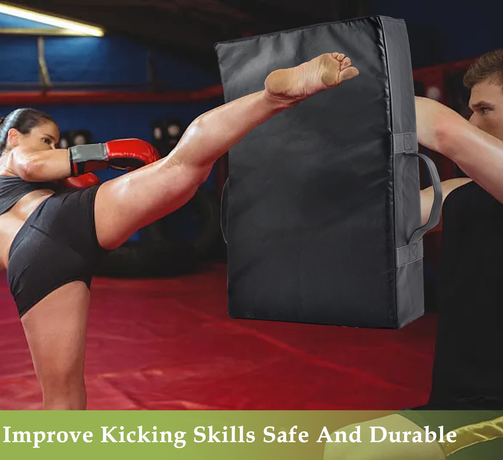 Mini Tang Kick Shield,Boxing Pads,Kicking Pads for Taekwondo,Martial Arts Kicking Pad,Karate Pads Kicking and Punching,Kicking Pads for Martial Arts,Boxing Pad with 5 Padded Handles…