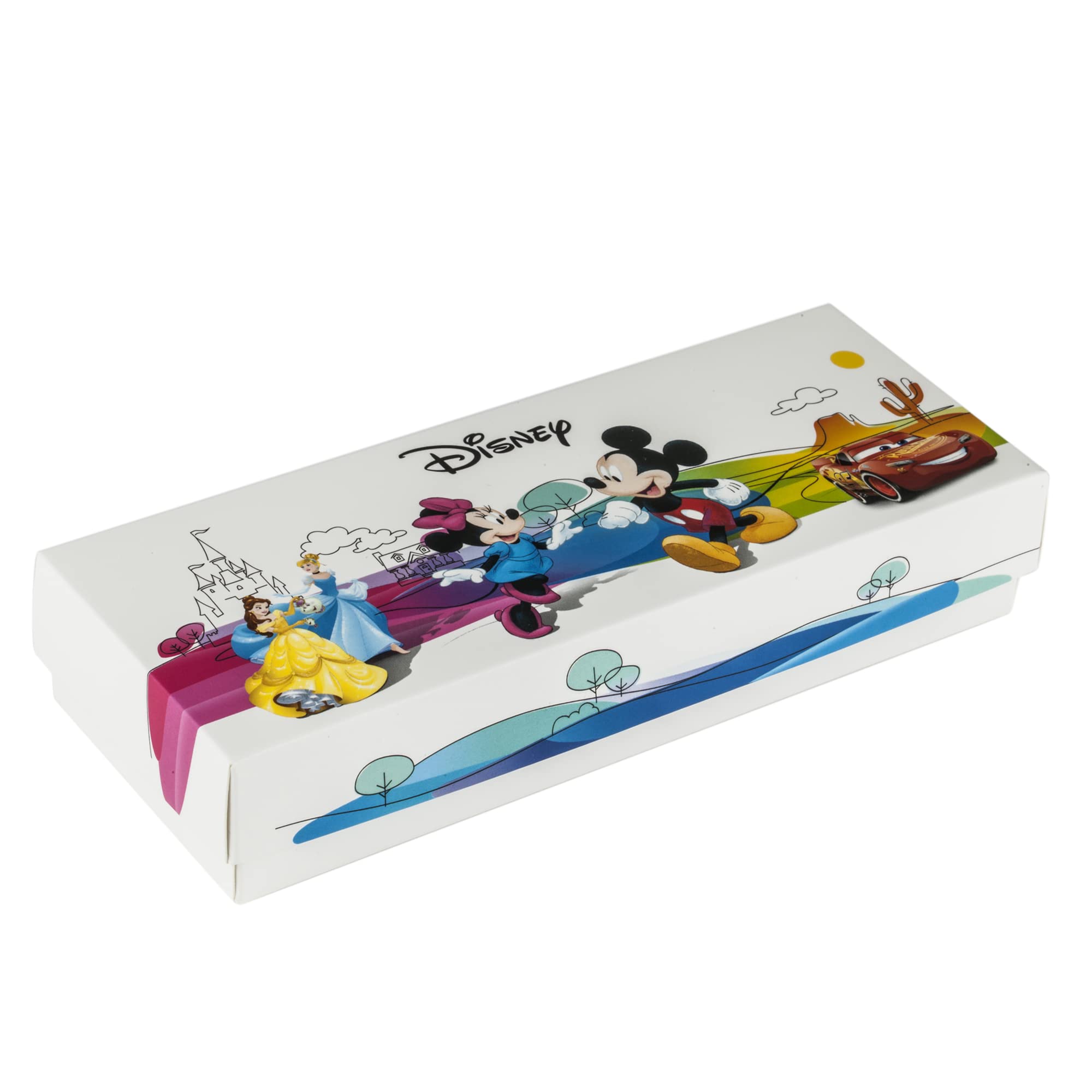 Disney Frozen Kids' Plastic Time Teacher Analog Quartz Nylon Strap Watch