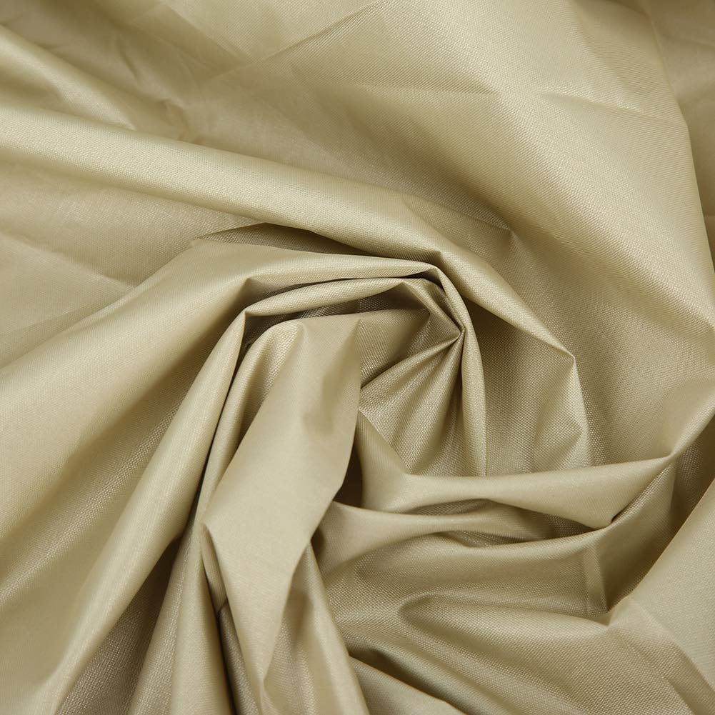Waterproof Patio 3 Person Swing Cushion Cover Set Replacement,Foldable Durable Cloth Easy Installation and Disassembly59.1 x 19.7 x 3.9in(Beige)