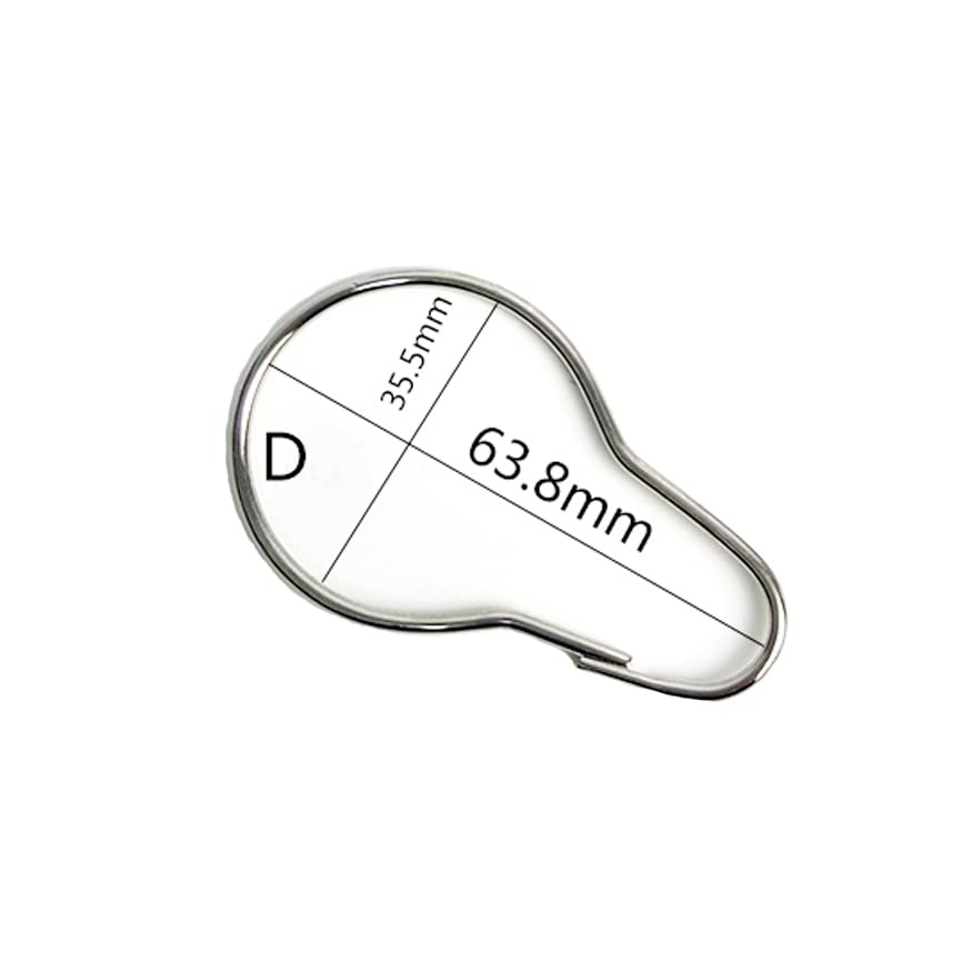 TMIGOO 48 Pieces Stainless Steel Rust Proof Shower Curtain Hooks Ring for Bathroom Shower Curtain Rods (Silver)