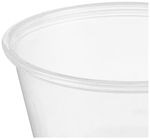 Polar Ice Disposable Plastic Glasses with Lids, 2-Ounce, Translucent, 500-Pack