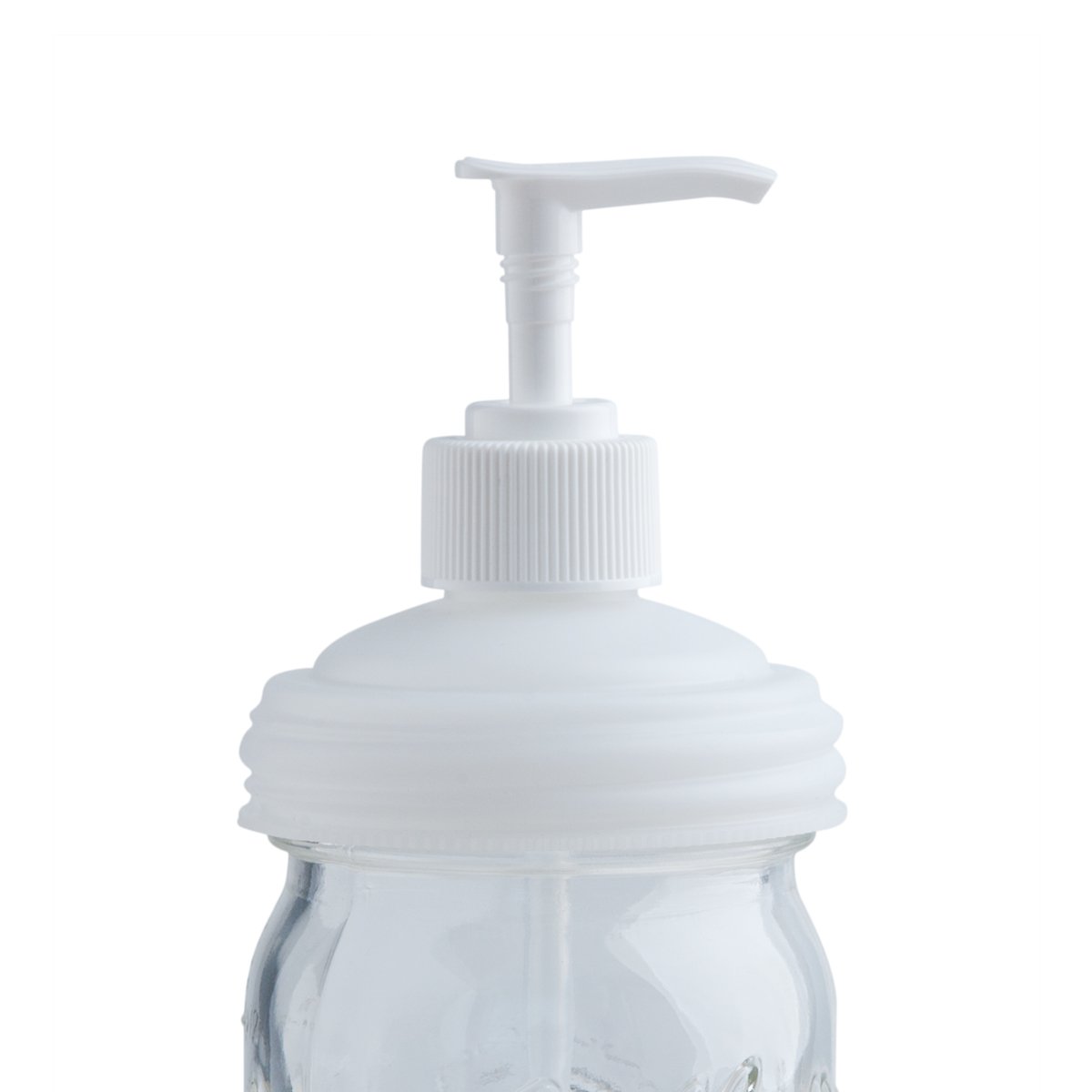 reCAP Mason Jar Pump Lid Soap and Condiment Dispenser | Regular Mouth | Natural | Made in The USA | Leak-proof | Freezer-proof