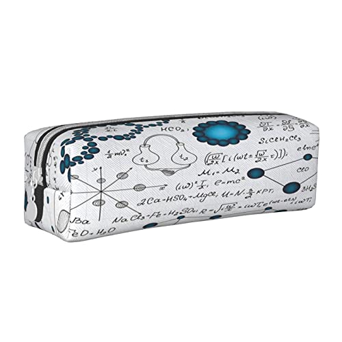 Limhibu Pencil Case Physics Dna Molecule Formulas Big Capacity Pencil Bag Large Storage Pouch Desk Organizer Marker Pen Case Stationery Bag Pencil Holder for Boys Girls Teen Adult
