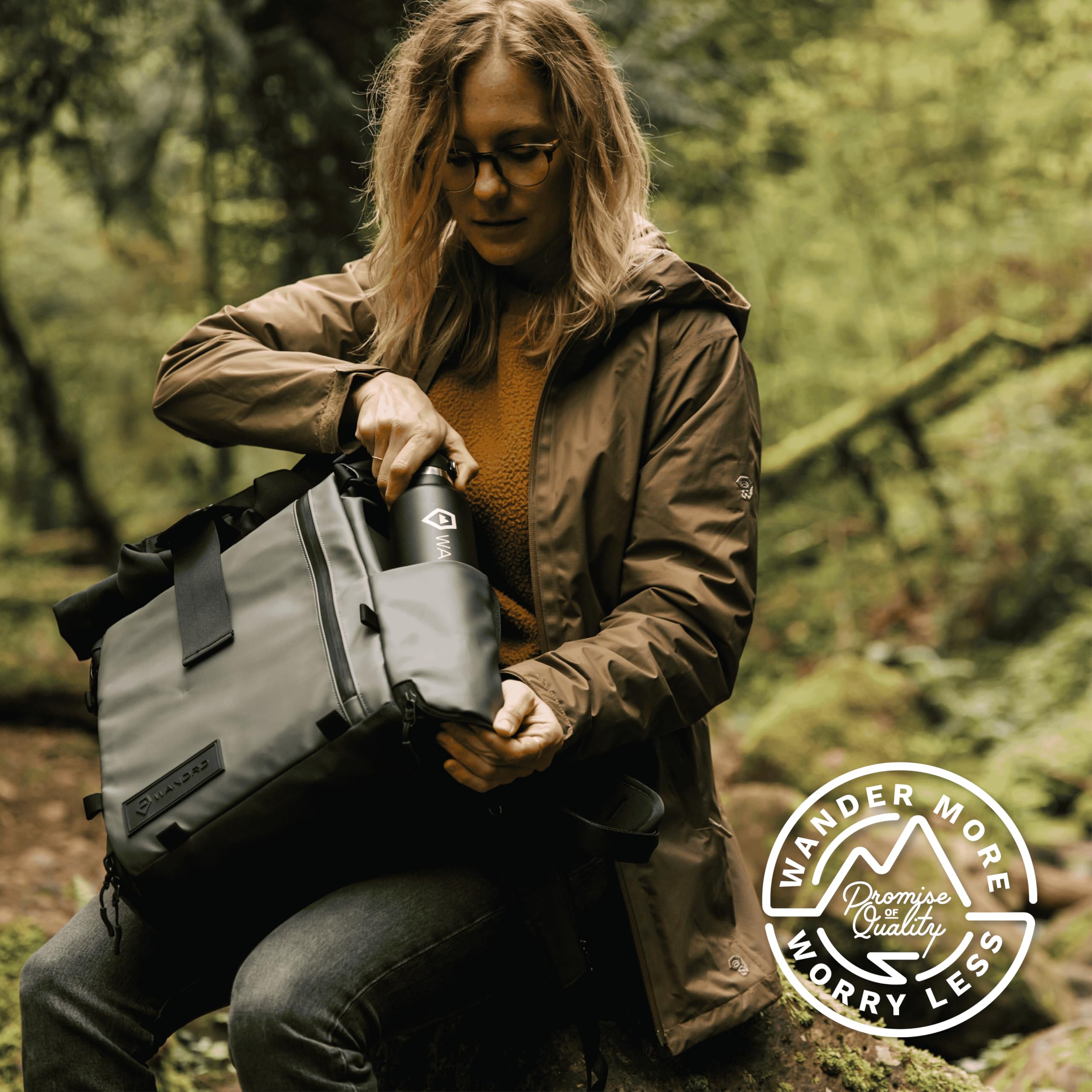 WANDRD All-New PRVKE 21L Photography Travel Backpack - Photo Bundle - Weather Resistant Camera Bag with Laptop Compartment (Wasatch Green)