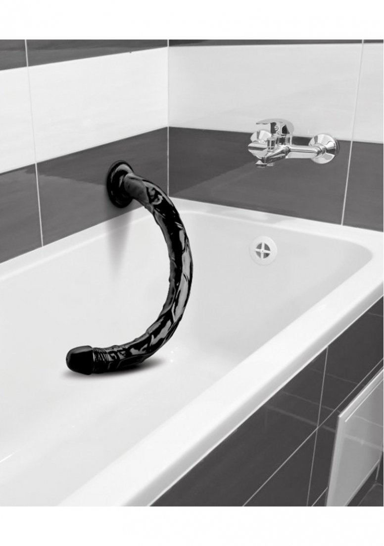 Hosed 19 Inch Realistic Anal Dildo | Extra Long Butt Plug for Deeper Penetration, Lifelike Sex Toy for Men, Women, and Couples | Powerful Suction Cup and Slightly Flexible