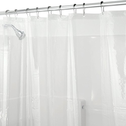 Bathroom Curtain Hooks Rustproof Steel Polished Chrome Shower Curtain Rings Set of 12
