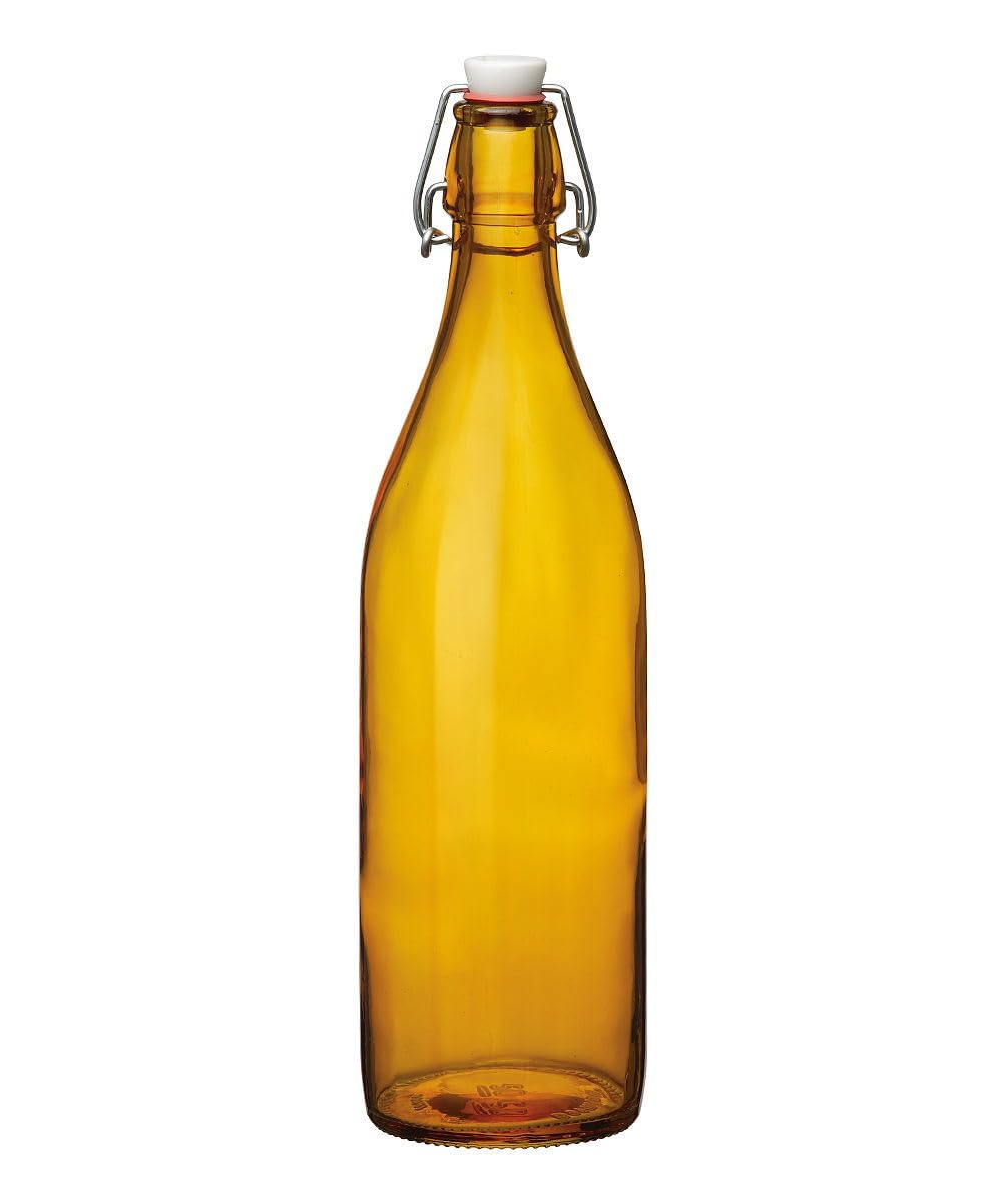 Bormioli Rocco Giara Sky Blue Glass Bottle With Stopper 33 3/4oz
