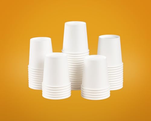 Rupert and Jeoffrey's Trading Co. Paper Cups Disposable, Hot Coffee Cups (50, 4 oz.)