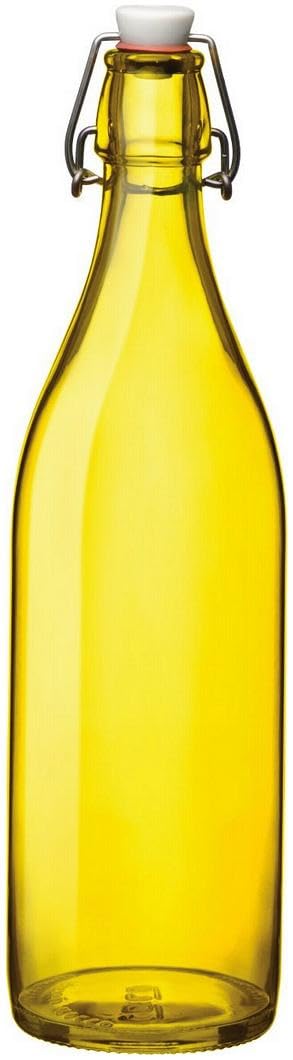 Bormioli Rocco Giara Sky Blue Glass Bottle With Stopper 33 3/4oz