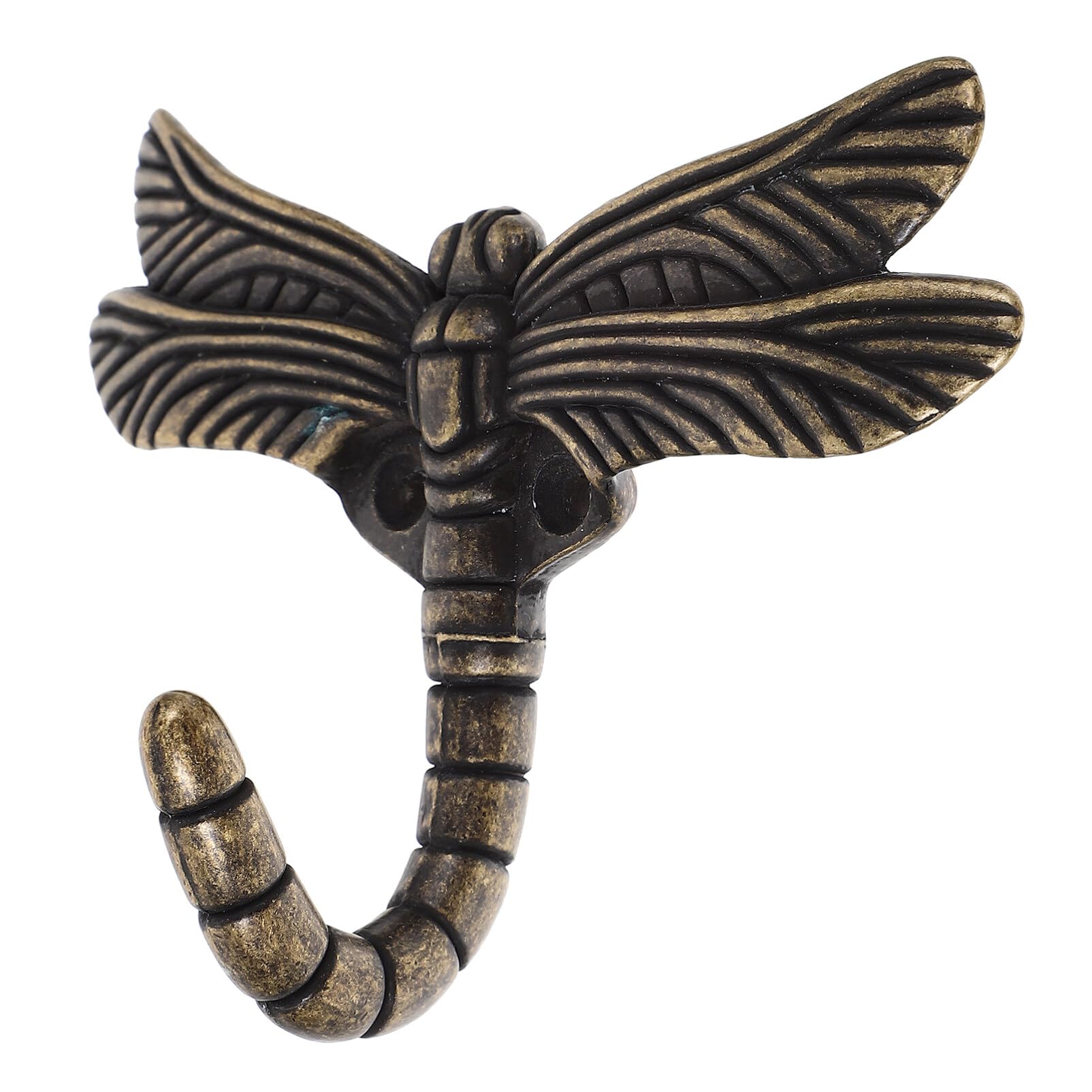 Cabilock Clothes Hangers Clothes Rack Hooks Dragonfly Shape Hook Wall Storage Hook Decorative Wall Hook Household Wall Hook Dragonfly Hook Key Hanger Towel Hook Zinc Alloy Clothing Key Hook