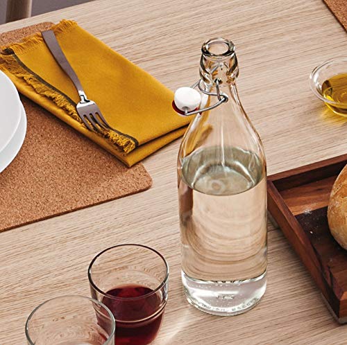Bormioli Rocco Giara Collection - Bottle - 0.5 Liter (16.9-Ounce) - Clear