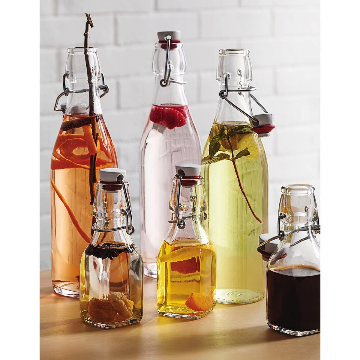 Bormioli Rocco Giara Collection - Bottle - 0.5 Liter (16.9-Ounce) - Clear