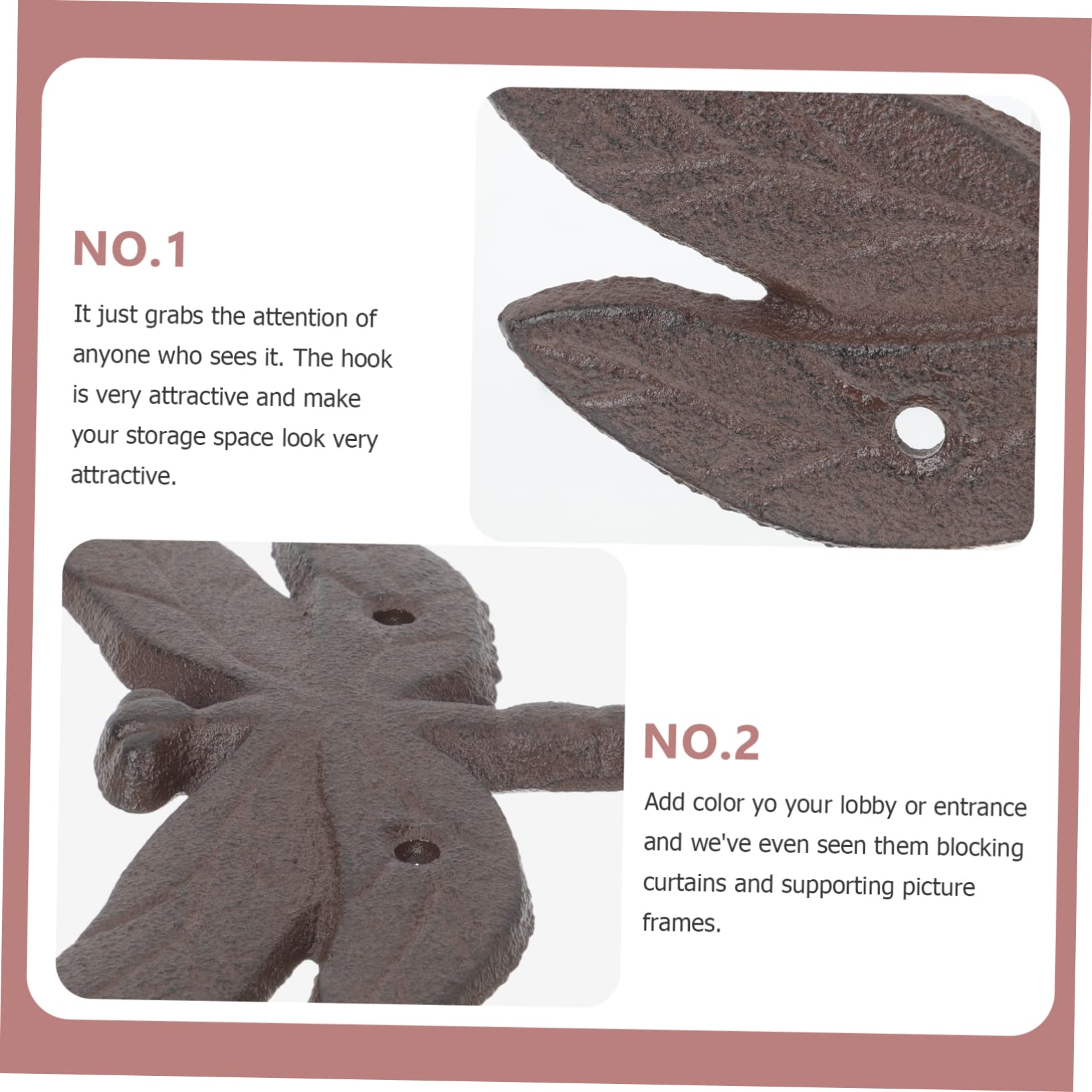 Zerodeko Sturdy Iron Material Coat Hanger Wall Mount Dragonfly Key Decor Clothes Hook