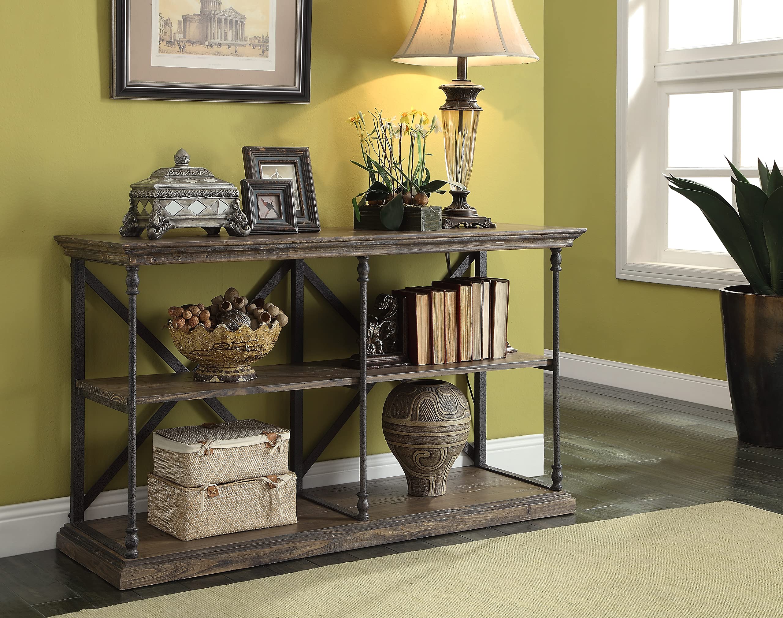 Coast to Coast Imports Corbin Medium Brown Console