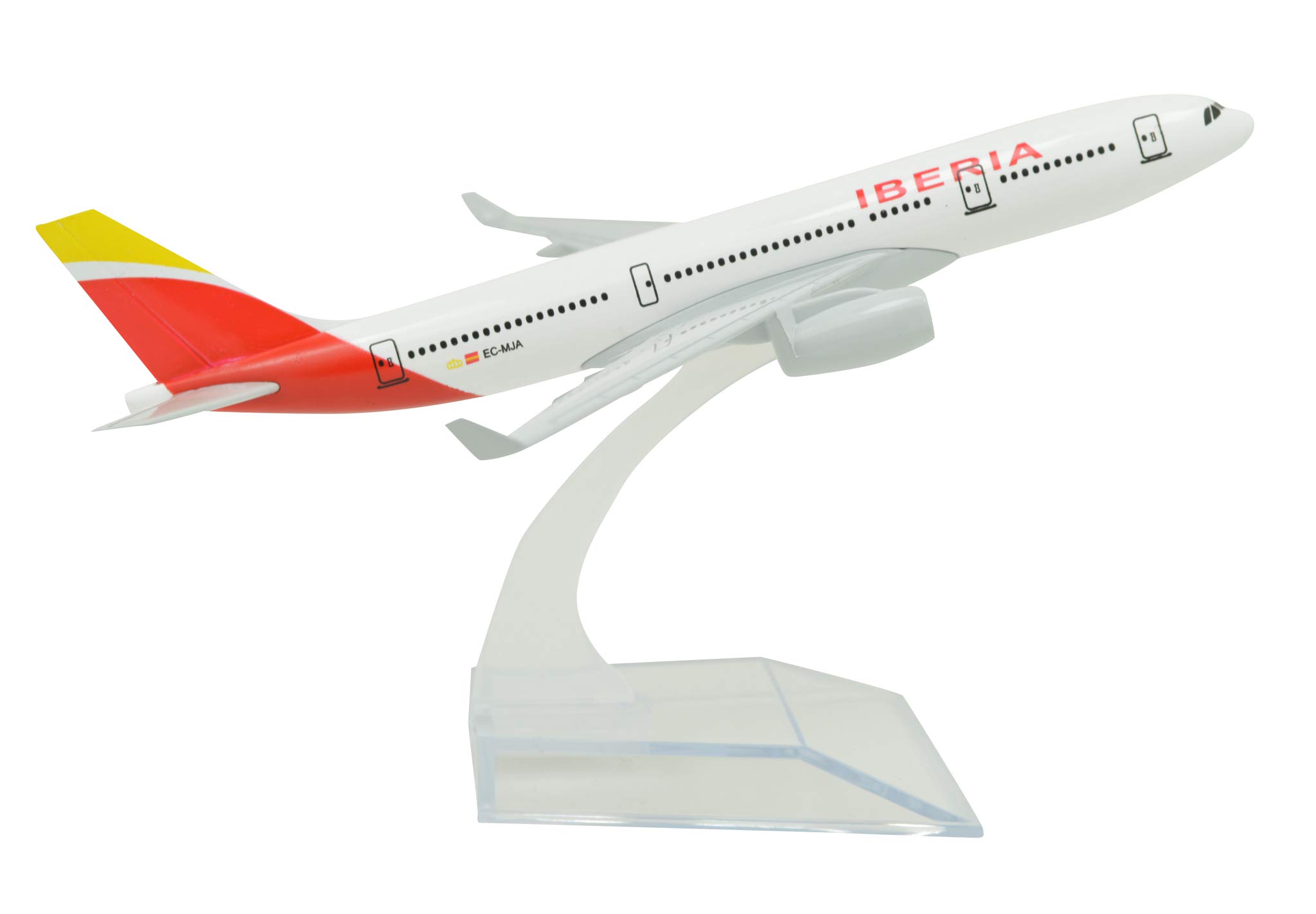 TANG DYNASTY(TM) 1:400 16cm Airbus A330 Iberia Airlines Metal Airplane Model Plane Toy Plane Model