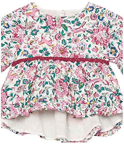 PIPPA & JULIE Baby Girl's Shirt & Legging Set, 2-Piece Outfit, Includes Pair of Leggings & Matching Top, Berry/Multi, 12 Months
