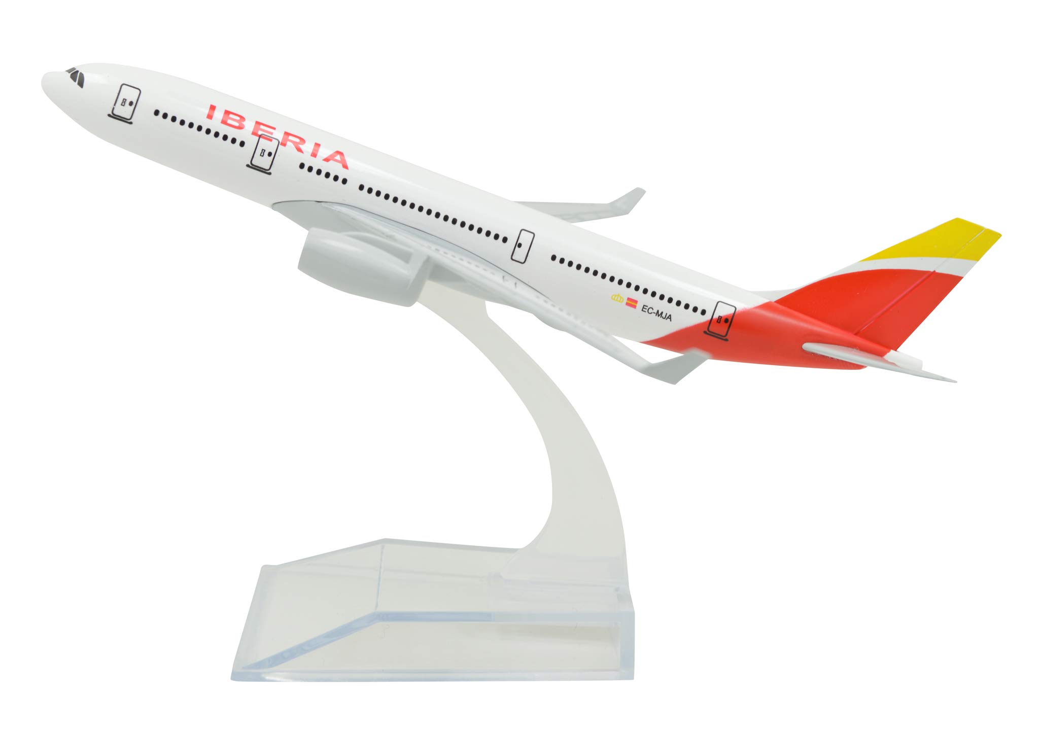 TANG DYNASTY(TM) 1:400 16cm Airbus A330 Iberia Airlines Metal Airplane Model Plane Toy Plane Model