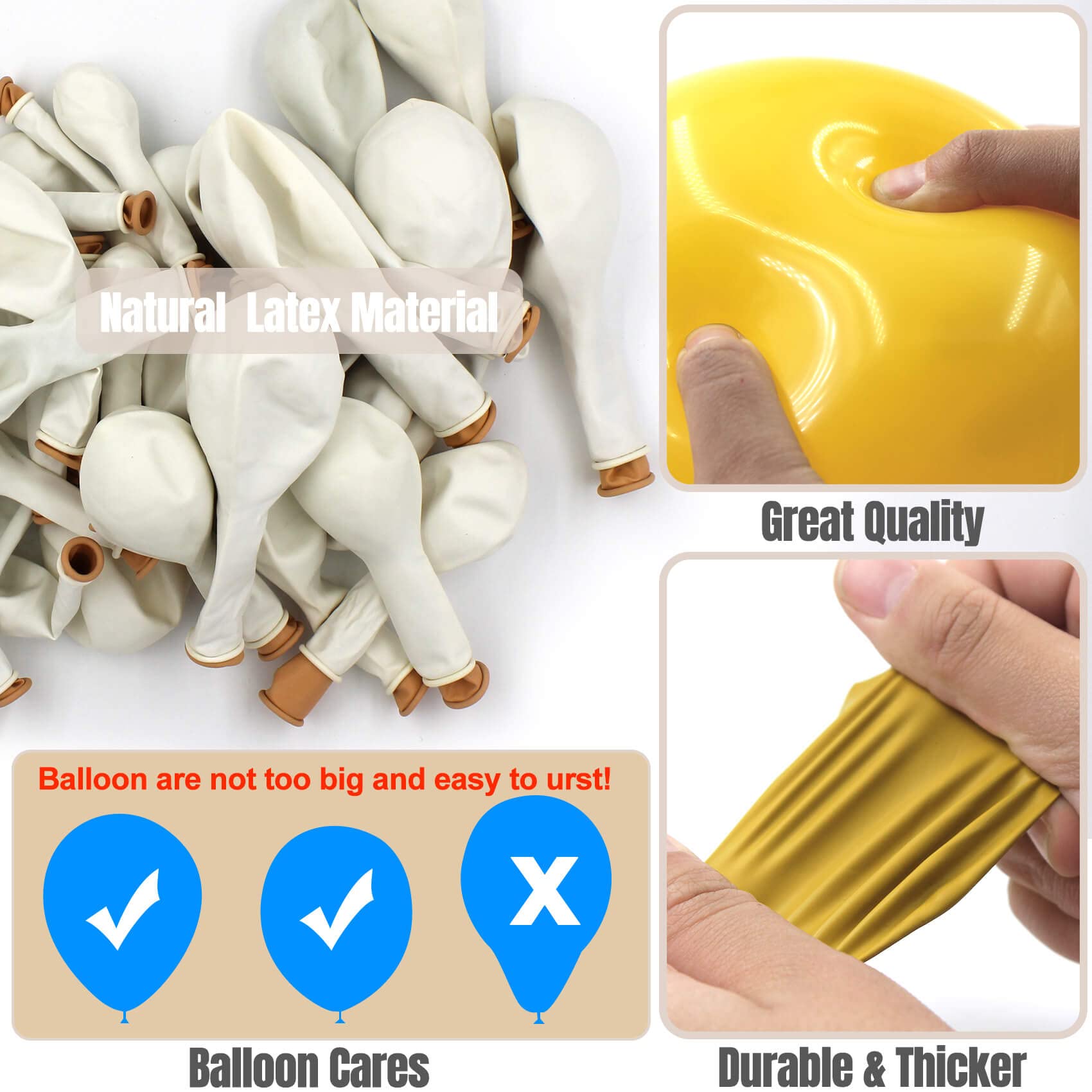 130Pcs Brown Balloons Garland Kit Arch Nude Neutral Double-Stuffed Cream Peach Blush Coffee for Teddy Bear Baby Shower Wedding Birthday Party Decorations…