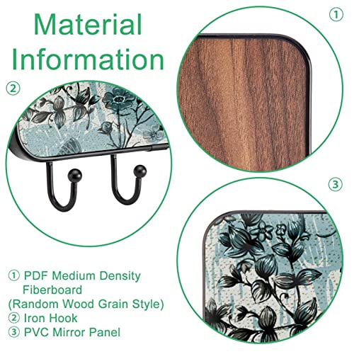 Dragonfly Insect Adhesive Hooks Towel Hooks, Wall Hooks Stick on Bathroom/Kitchen/Bedroom