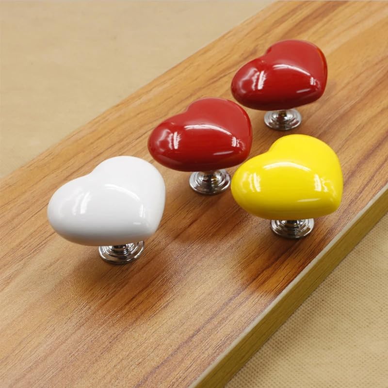 Love Heart-Shaped Toilet Tank Button, A Nail-Friendly Solution for Stylish Homes, Toilet Push Button Flush Replacement,Ideal for Nail-Art Enthusiasts (3 PCS WHITE)