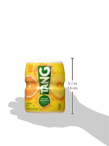Tang, Orange Pineapple, Powdered Drink Mix, 20oz Container (Pack of 2)