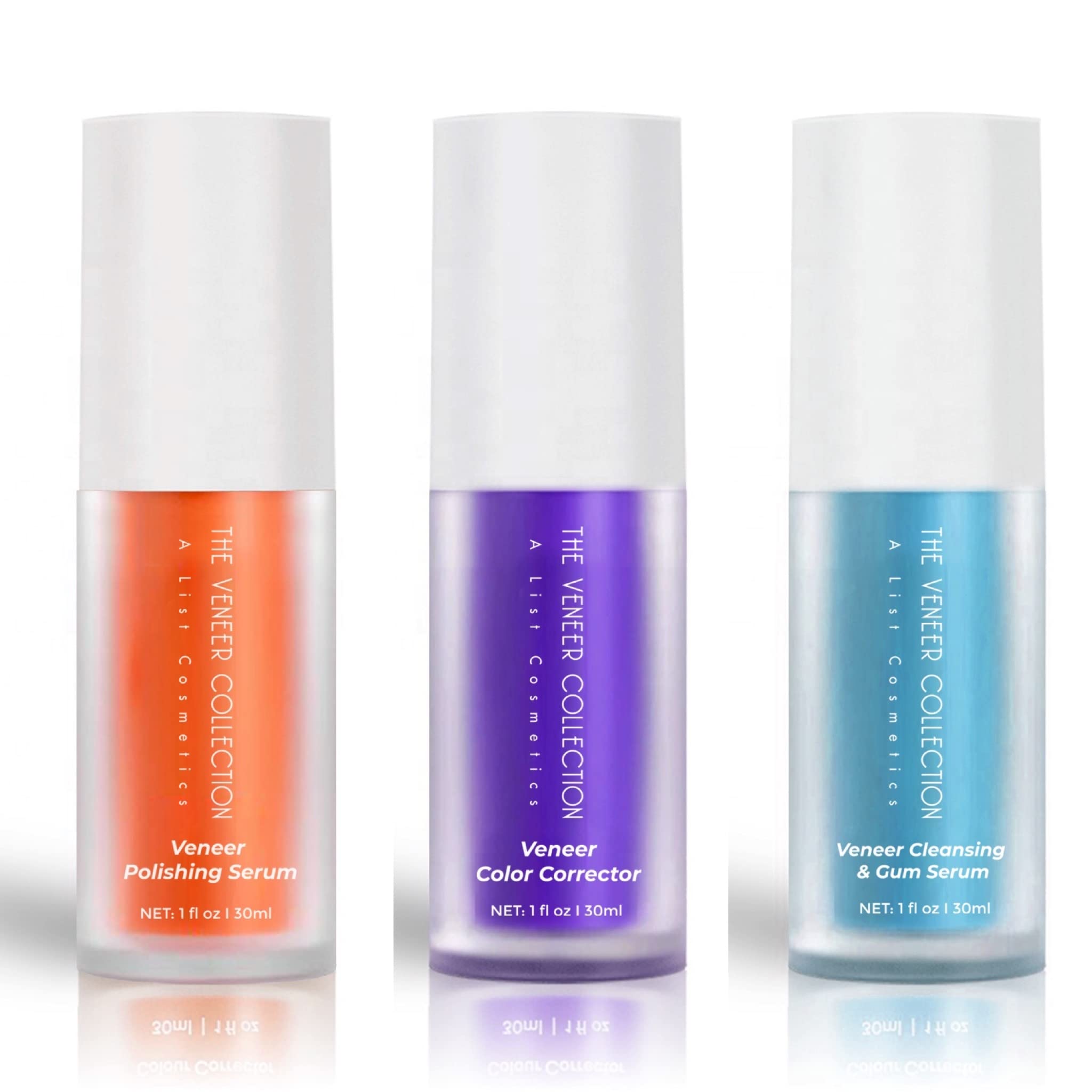 The Veneer Collection Maintenance & Whitening Kit, Whiten Veneers, Removes Stains, Porcelain Veneers, Composite Veneers