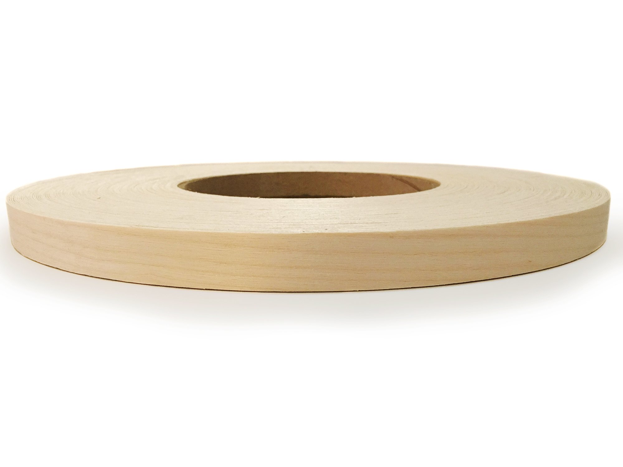 Birch 3" X 250' Roll Preglued, Wood Veneer Edgebanding, Iron on with Hot Melt Adhesive, Sanded to Perfection. Easy Application, Made in USA.