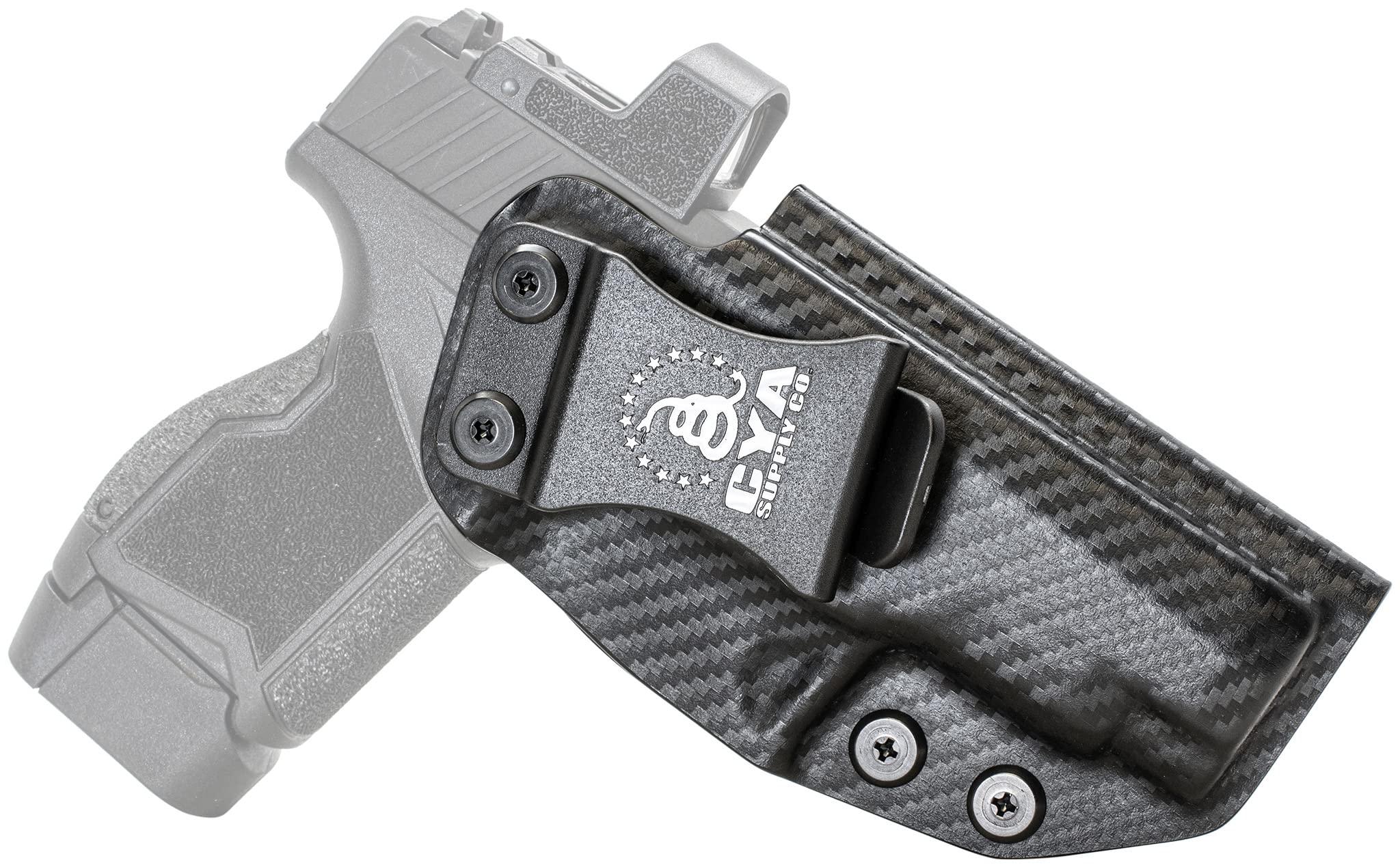 CYA Supply Co. Base Optics Ready (Carbon Fiber) Inside Waistband Holster IWB Veteran Owned Company Fits Taurus GX4XL
