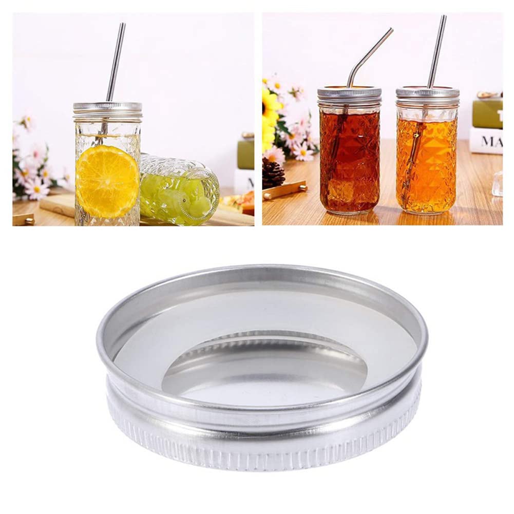 20pcs 2.8inch White Silicone Seal Rings Jar Gaskets Replacement Rubber Gasket Seal Glass Jar Seals Airtight Silicone Gasket Sealing Rings for Regular Mouth Canning Jar Storage Containers