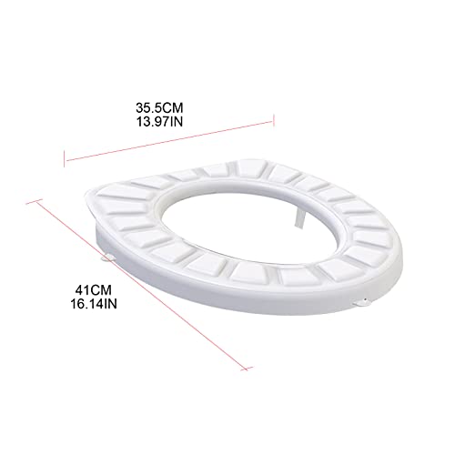 Huhudde Silicone Toilet Seat Cover Decorative Mat Cover Pad Cushion Decoration for Home Toilet Seat Protective Mat Supplies Seat Covers